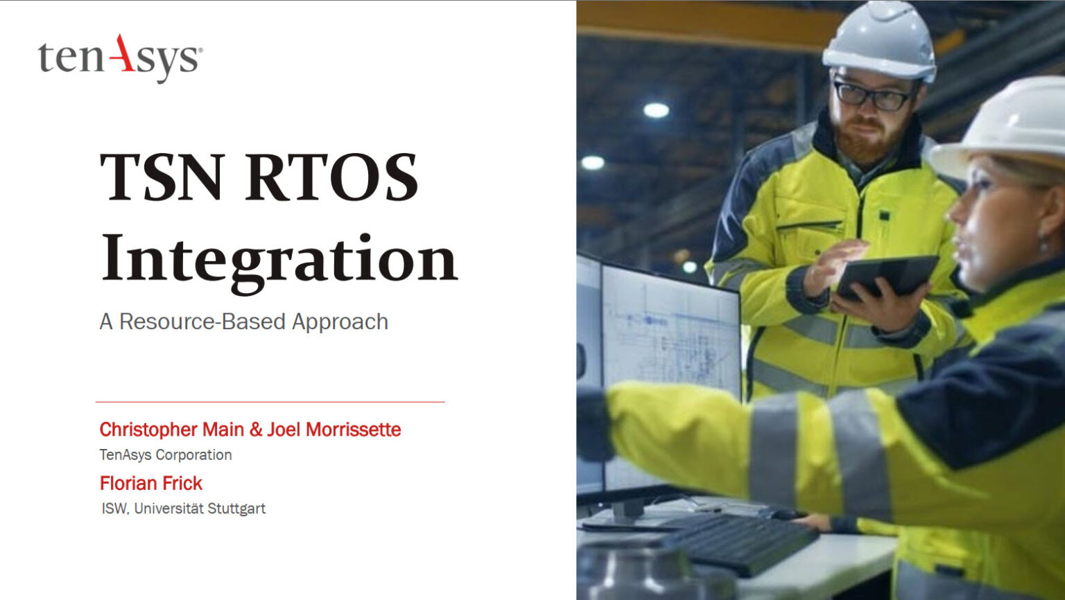 Solution Examples & Case Studies - TenAsys